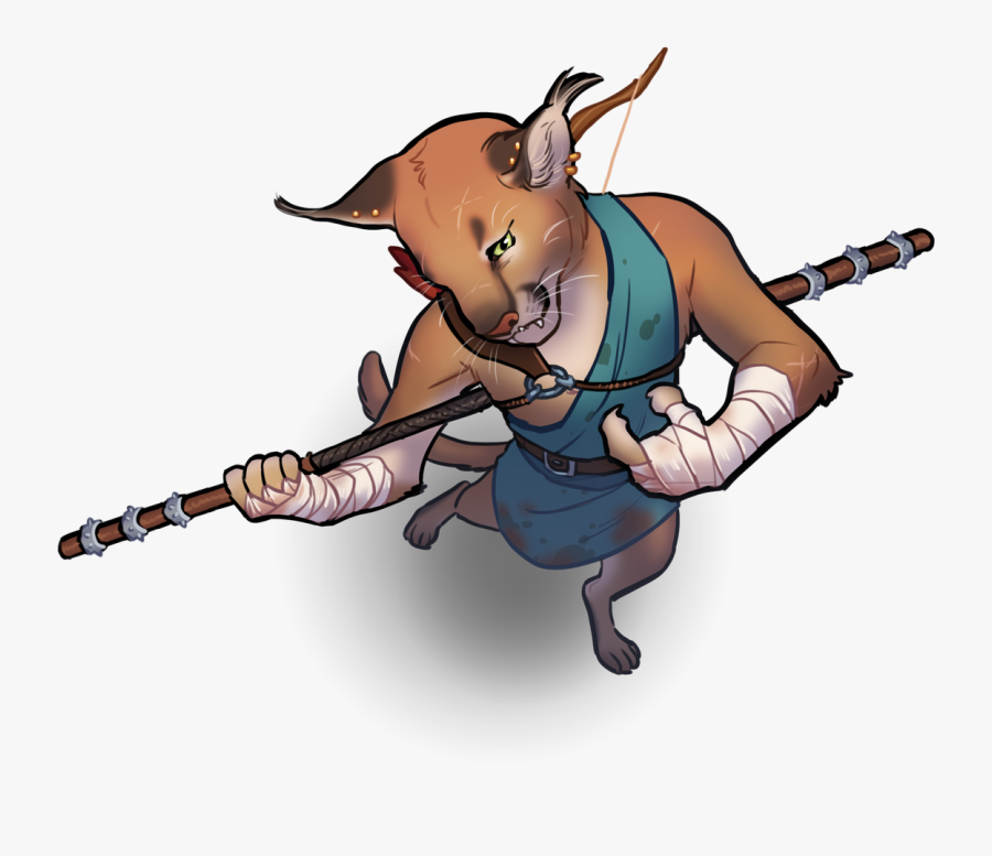 D&d Tabaxi Monk Token , Free Transparent Clipart - ClipartKey