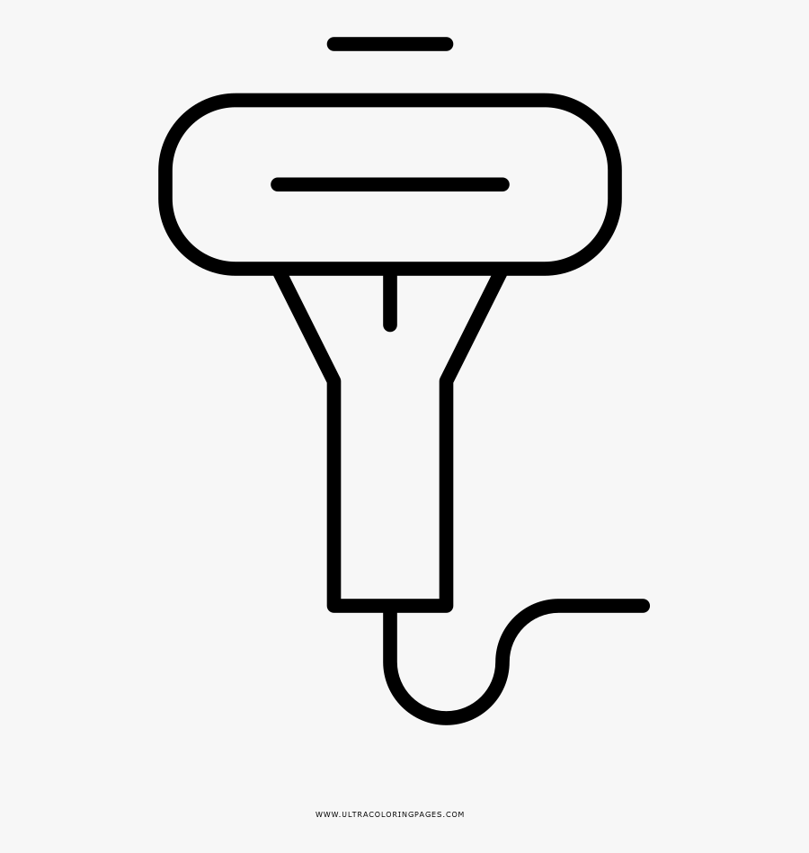 Barcode Scanner Coloring Page , Free Transparent Clipart - ClipartKey