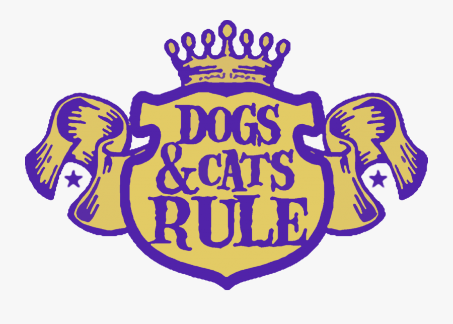 Dogs And Cats Rule Logo , Free Transparent Clipart - ClipartKey