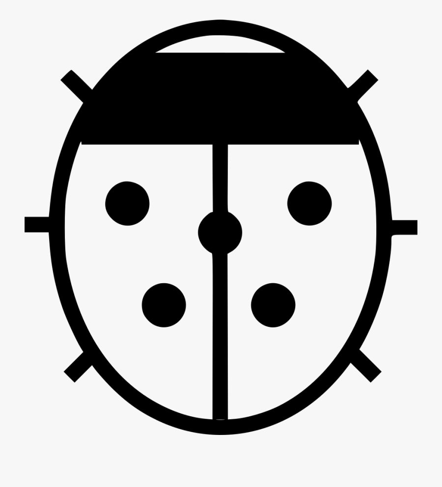 Lady Bug - Circle , Free Transparent Clipart - ClipartKey