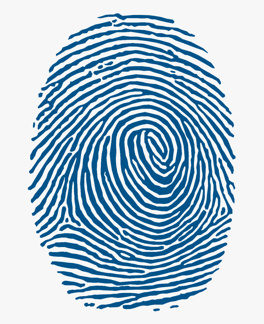 Fingerprint Lightblue - Transparent Background Fingerprint Png , Free ...