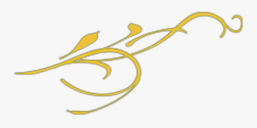 Ftestickers Swish Swirl Border Corner Gold - Gold Fancy Border Corner ...