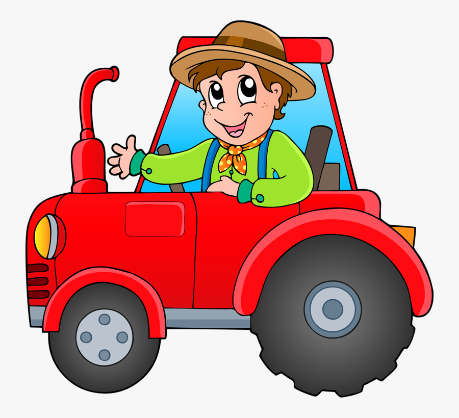 Transparent Tractor Clipart Png - Tractor Cartoon , Free Transparent ...