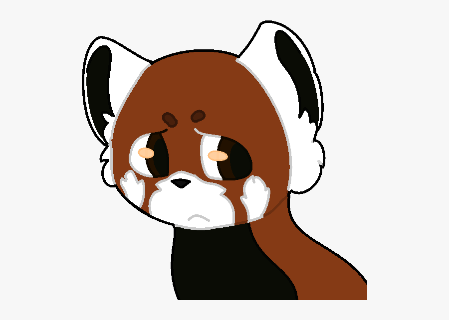 Drawing Pandas Eye - Red Panda Drawing Sad , Free Transparent Clipart ...