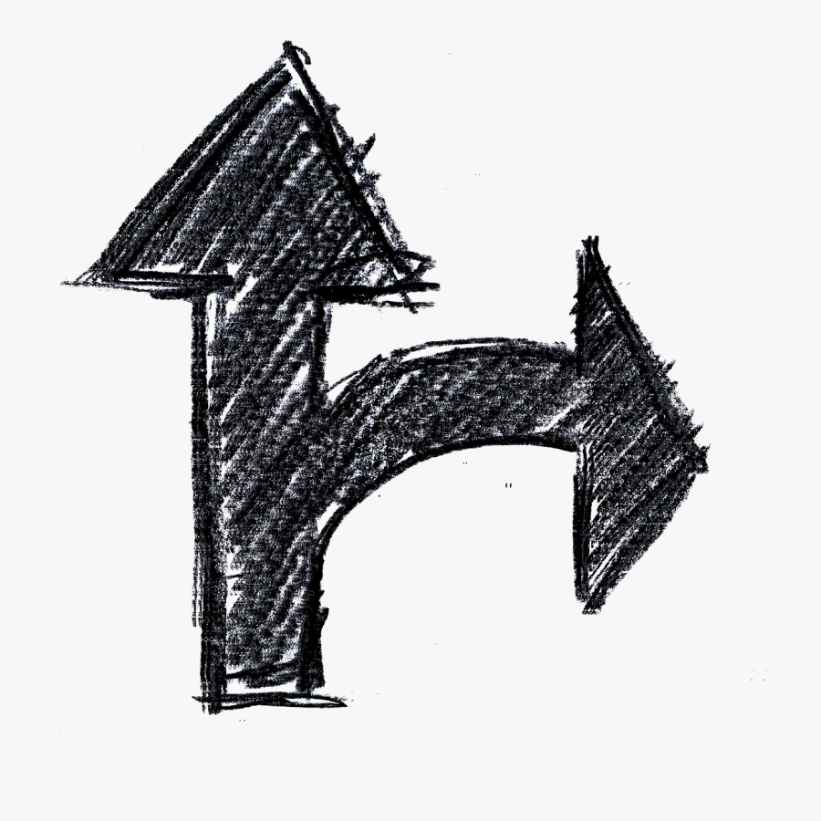 Sketch Architecture Arrow Clipart , Png Download - Portable Network ...