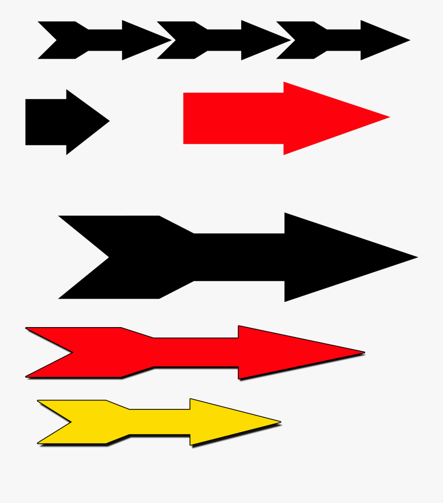 Different Shapes Of Arrow Signs - Emblem , Free Transparent Clipart ...