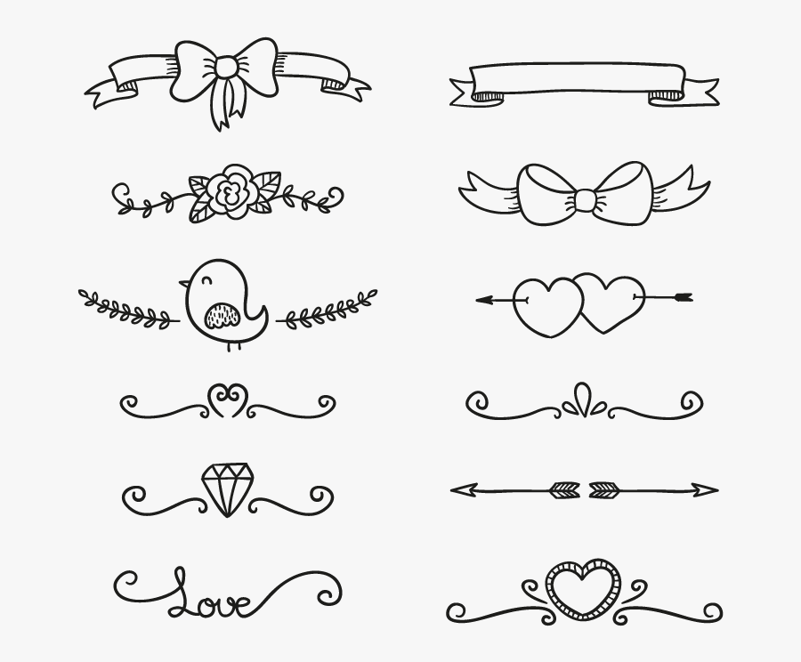 Decorative Lines Png , Free Transparent Clipart - ClipartKey