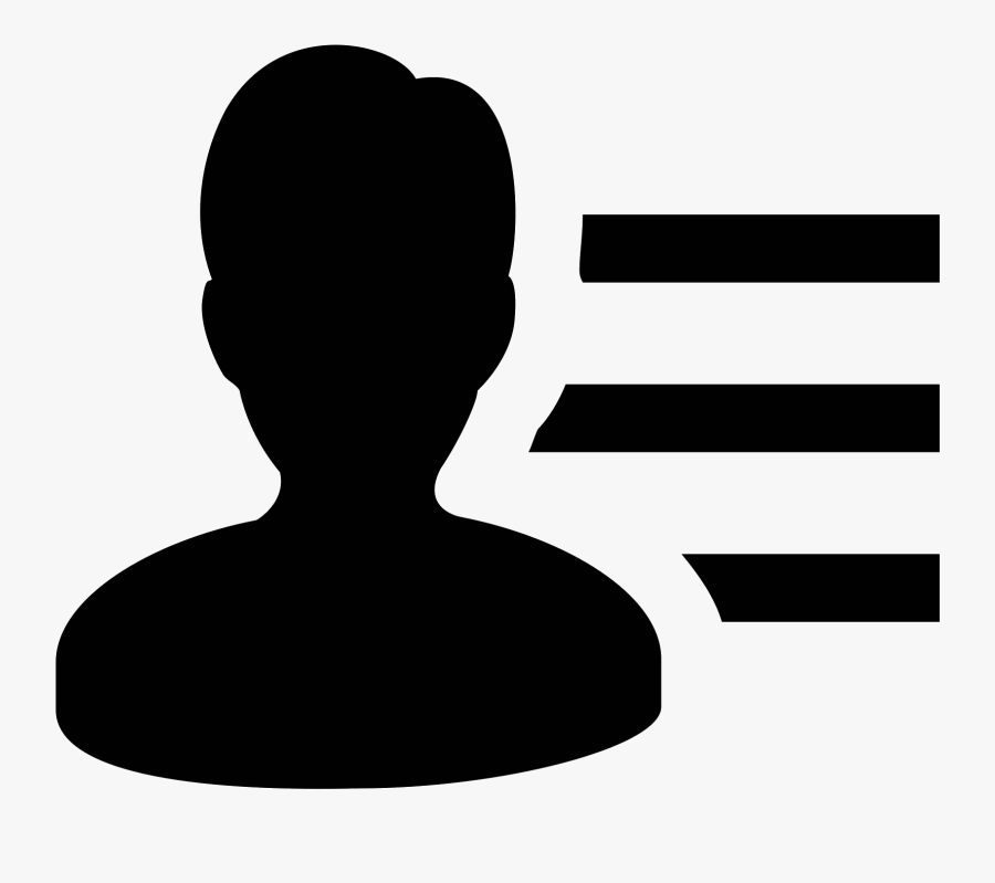 User Menu Male Icon - Hamburger Menu With User Icon , Free Transparent ...