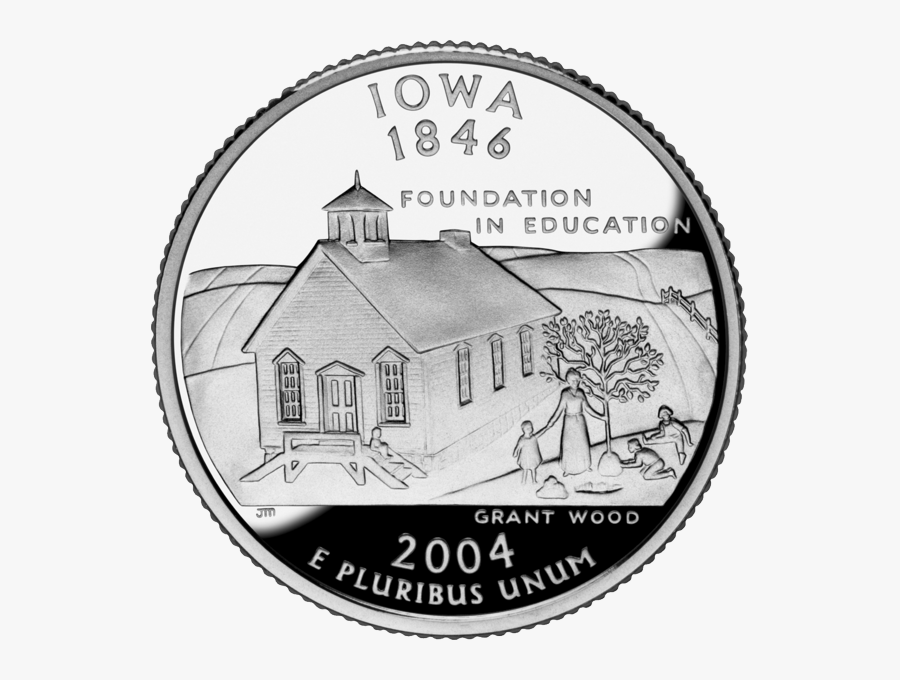 Iowa State Quarter , Free Transparent Clipart - ClipartKey