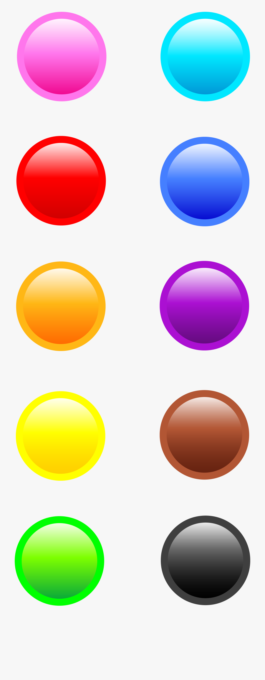 Button Clipart Website Png - Ten Buttons Clipart , Free Transparent ...