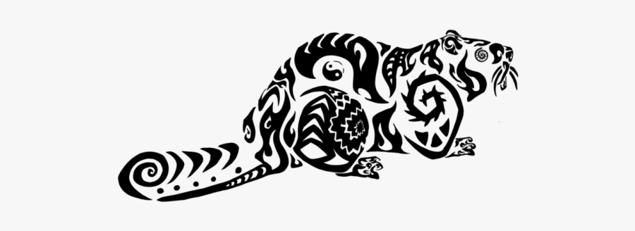 Native American Beaver Tattoo , Free Transparent Clipart - ClipartKey