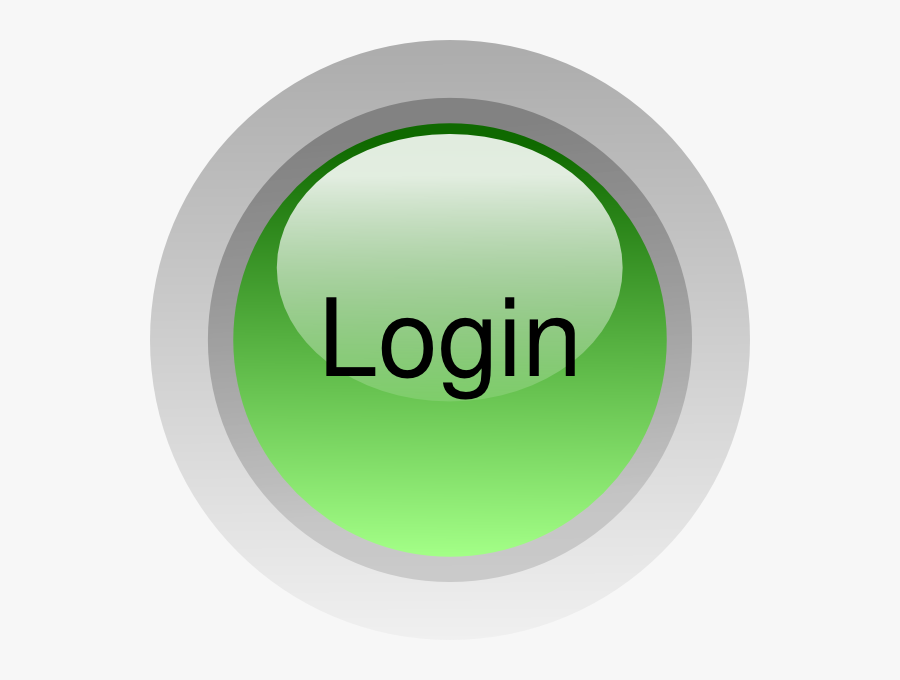 Login Button Clip Art At Clker - Icon Login Button Png , Free ...