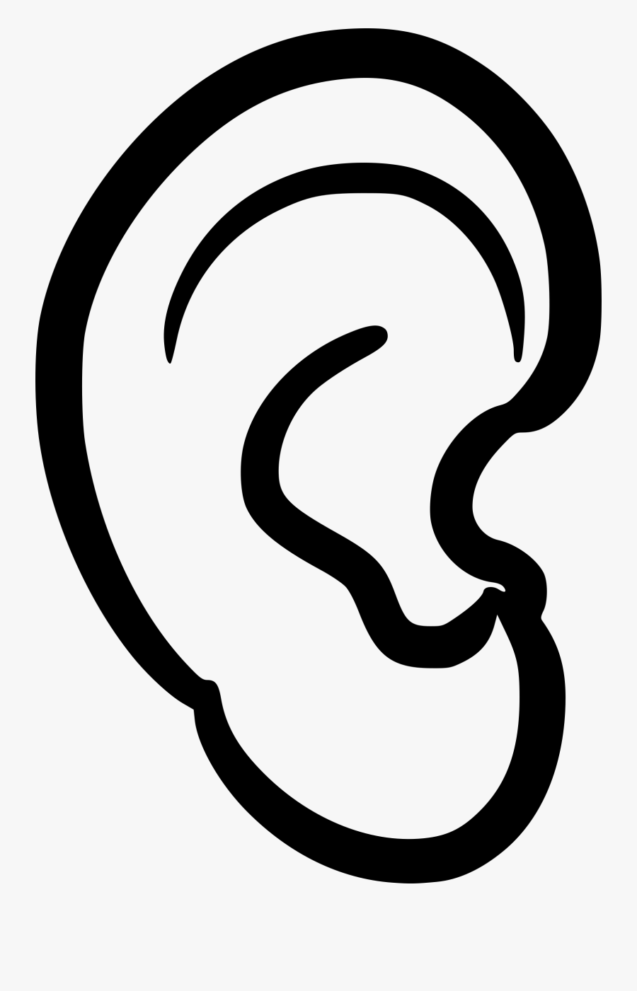 A Ear Vector Clipart Image - Clip Art Of Ear , Free Transparent Clipart ...