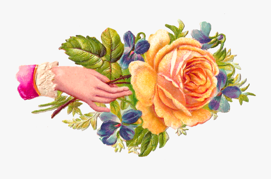 Welcome Clipart In Hand , Png Download - Welcome Flower With Hand Png ...