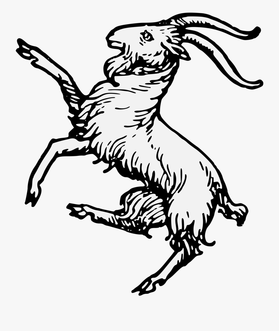 Medieval Heraldry Ram , Free Transparent Clipart - ClipartKey