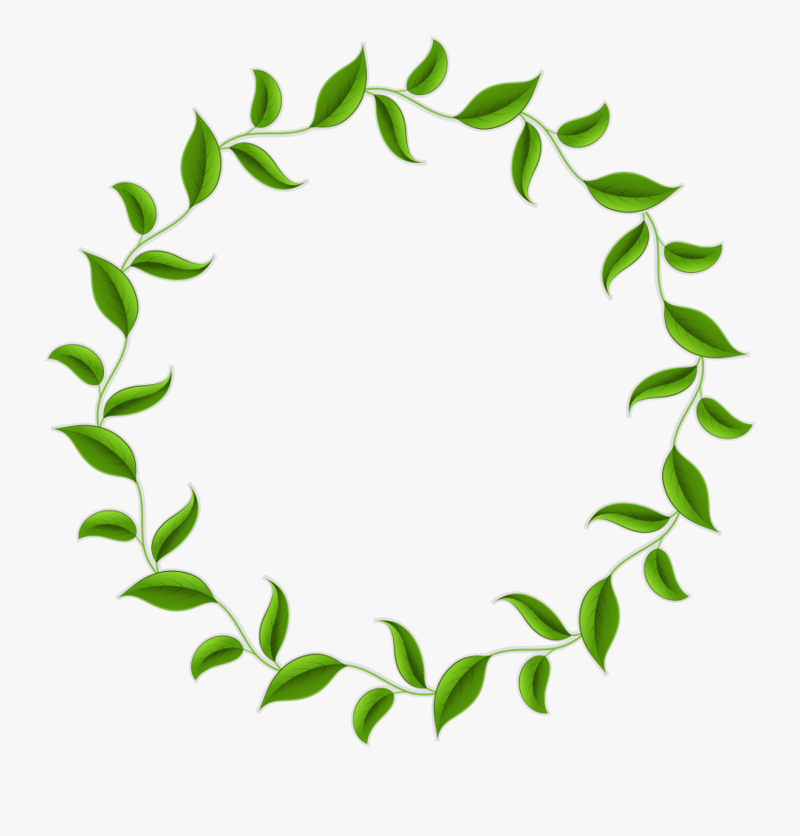 Clipart Circle Wreath - Leaf Circle Border Png , Free Transparent ...