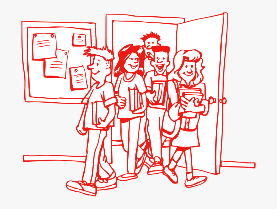 Students Leaving The Classroom , Free Transparent Clipart - ClipartKey