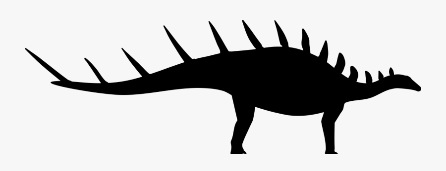 Kentrosaurus Silhouette , Free Transparent Clipart - ClipartKey