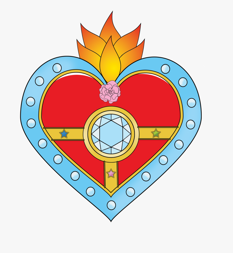Cosmic Sacred Heart - Circle , Free Transparent Clipart - ClipartKey