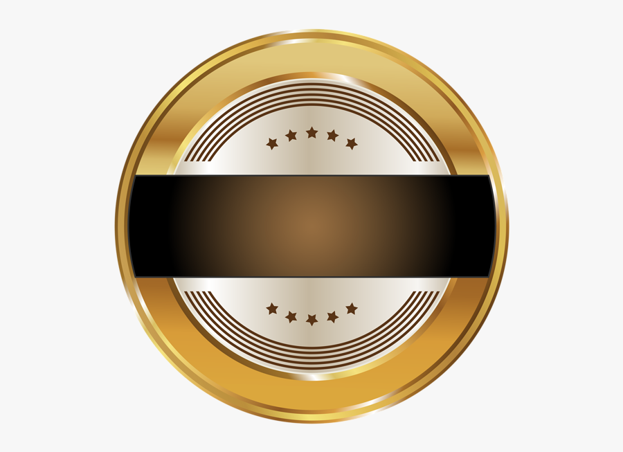 Metallic Vector Badge - Transparent Background Badges Png , Free ...
