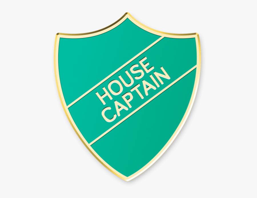 House Captain Shield $0 - Green House Captain Badge , Free Transparent ...