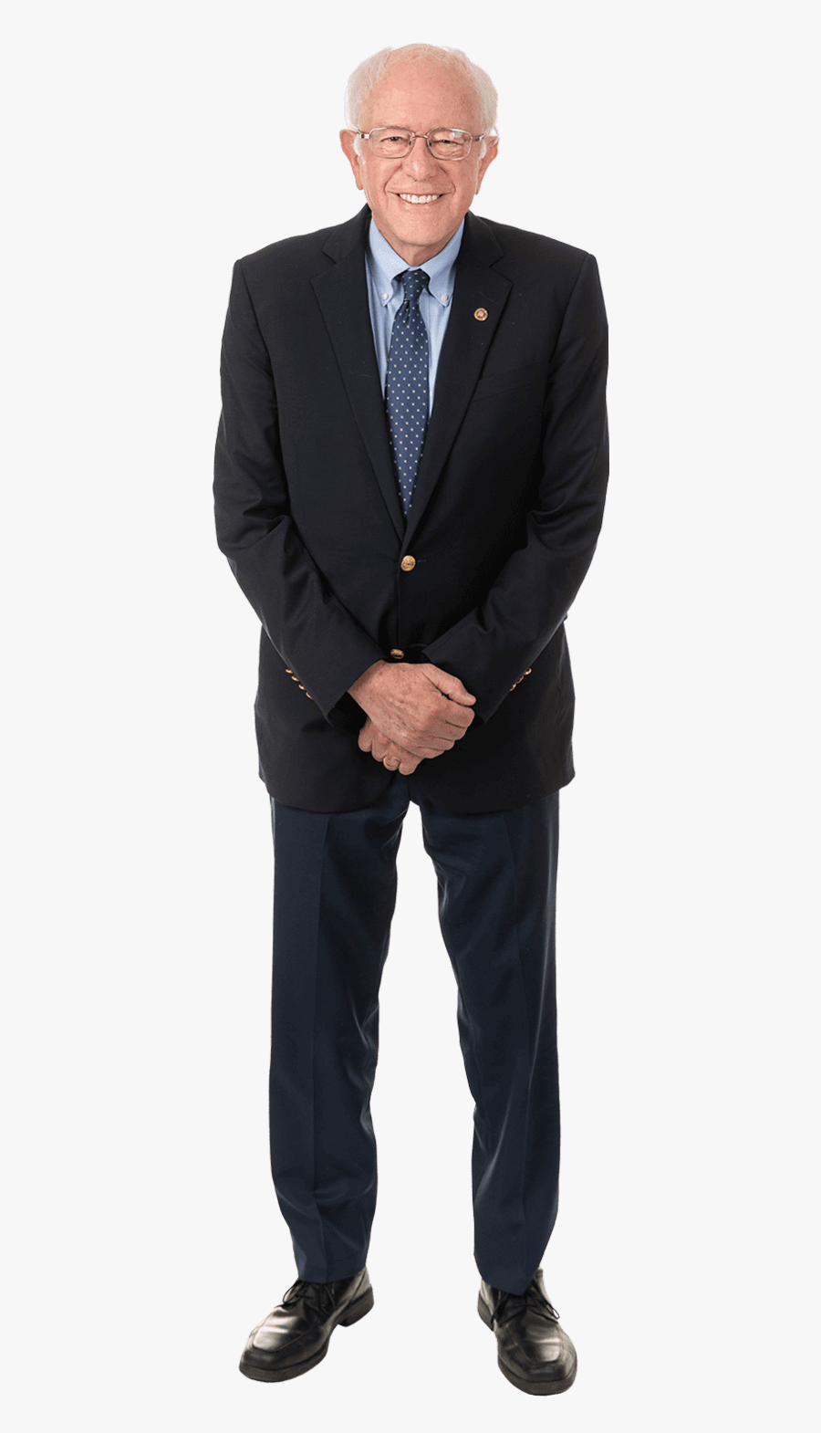 Bernie Sanders Standing Transparent , Free Transparent Clipart - ClipartKey