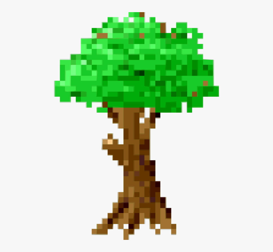 Biome,plant,symbol - Transparent 8 Bit Tree , Free Transparent Clipart ...