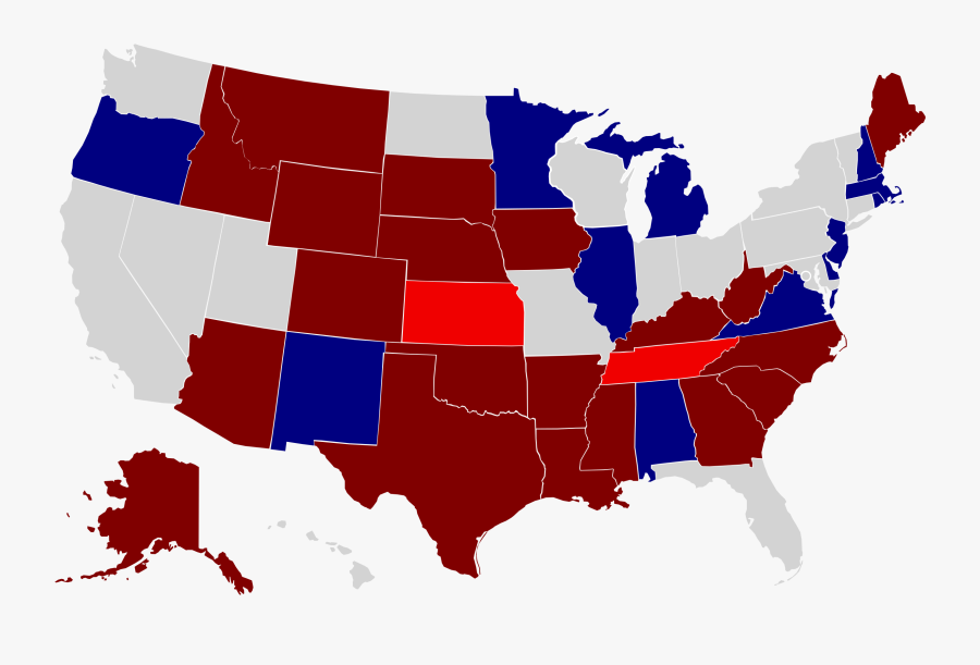 Us Senate Map 2019 , Free Transparent Clipart - ClipartKey