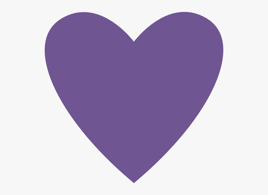 Heart Silhouette Color Clip Art - Indigo Heart , Free Transparent ...