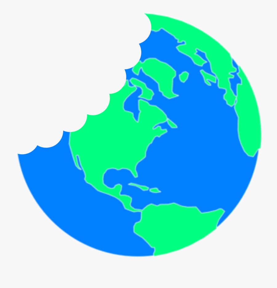 World Map Round Png Clipart , Png Download - Earth Globe Vector Png ...