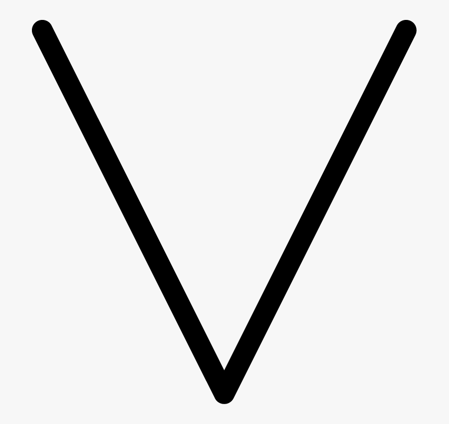 Chevron Down Svg Clipart , Png Download - Chevron Down Icon , Free ...