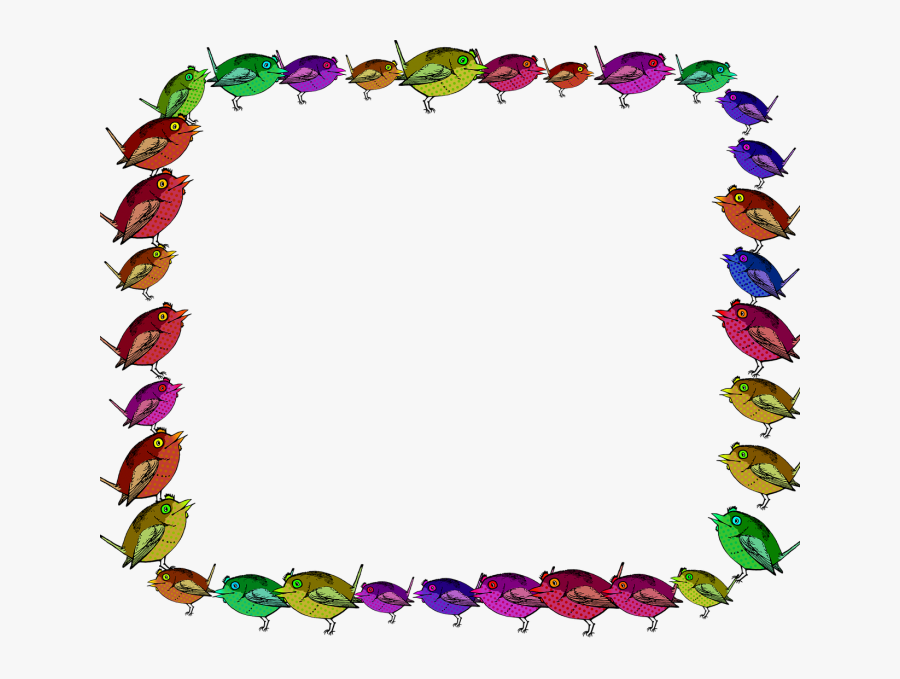 Birds Cute Animals Wild Transparent Png Images - Bird Border Clip Art ...