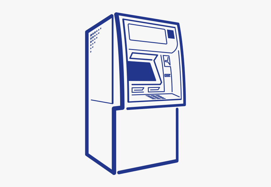 Atm Machine Line Art , Free Transparent Clipart - ClipartKey