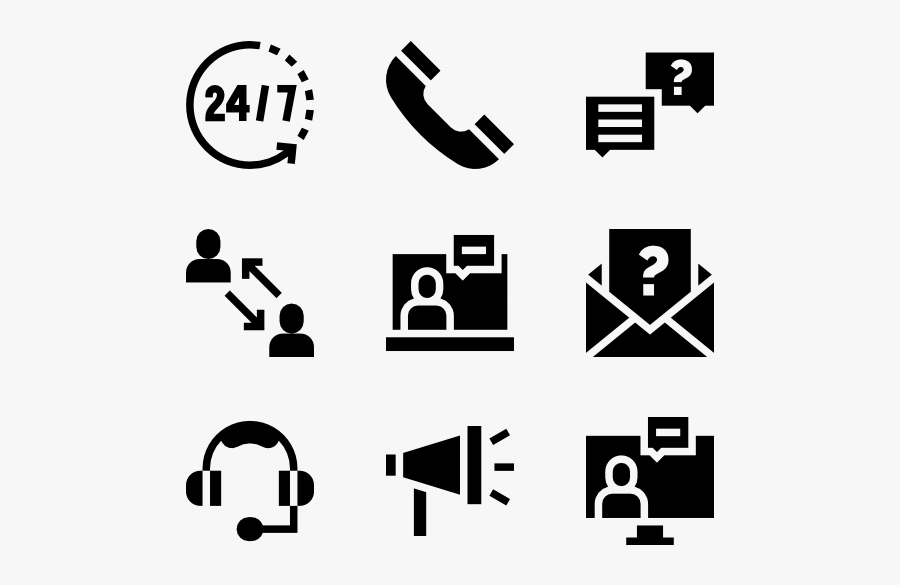 Call Center - Icons For Assistance , Free Transparent Clipart - ClipartKey