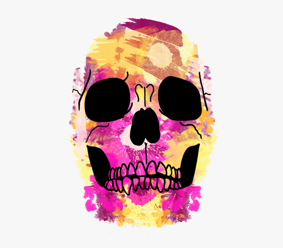 Splatter Skull - Skull , Free Transparent Clipart - ClipartKey