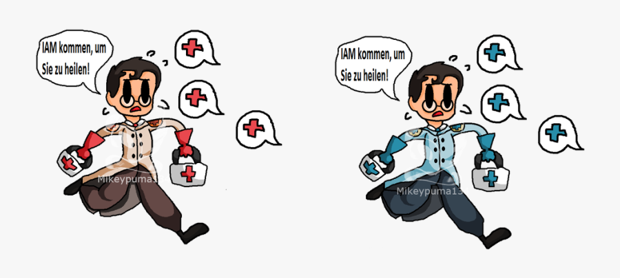 Transparent Tf2 Blu Medic - Medic Team Fortress 2 Fanart , Free ...