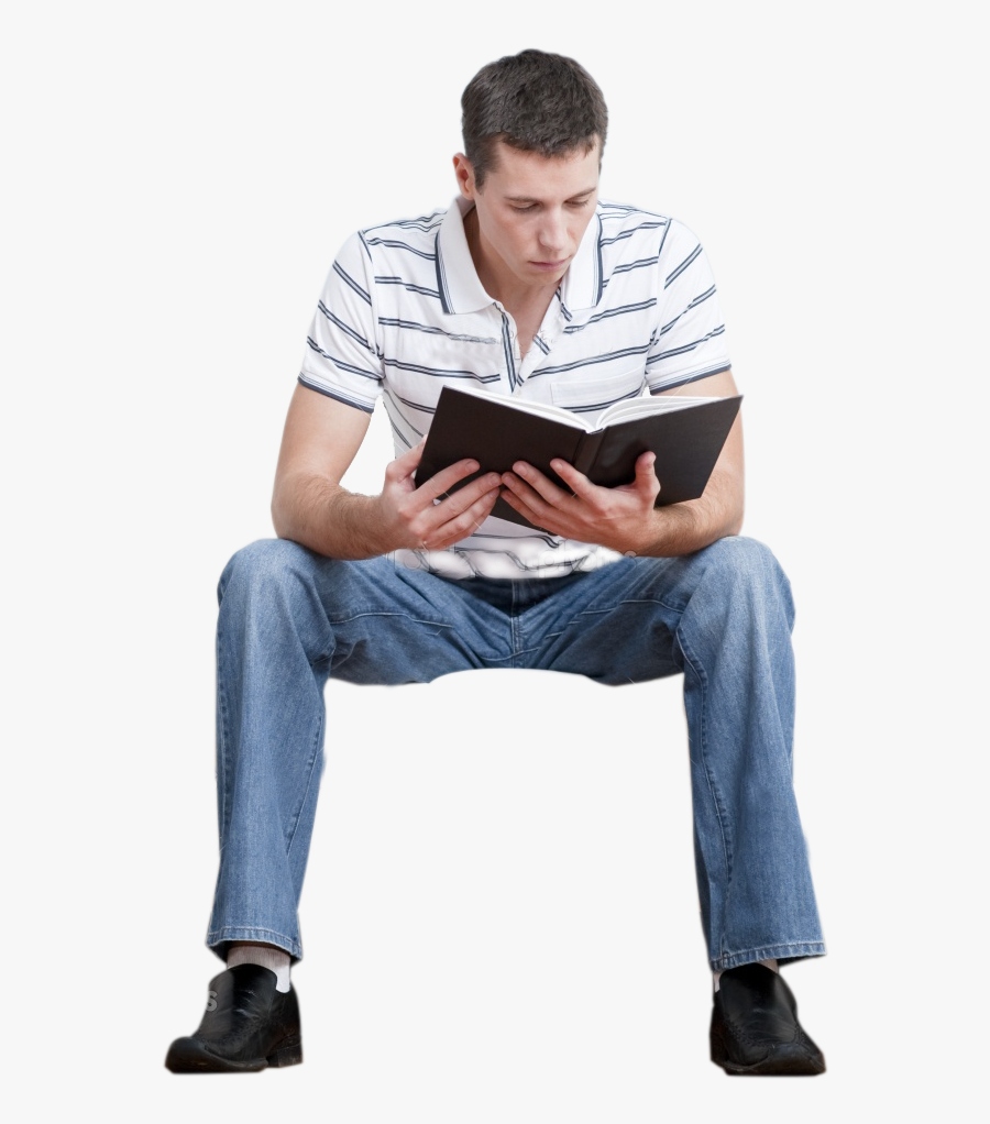 Transparent People Reading Png - People Read Book Png , Free ...