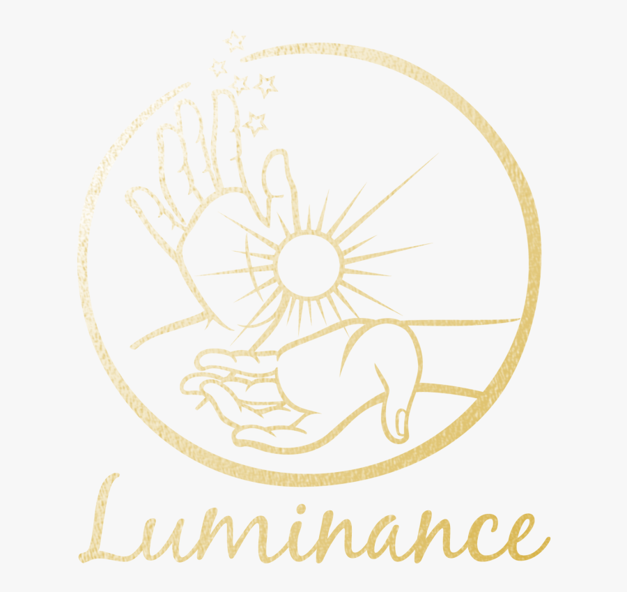 Luminance Logo Gold Graphic Text - Circle , Free Transparent Clipart ...