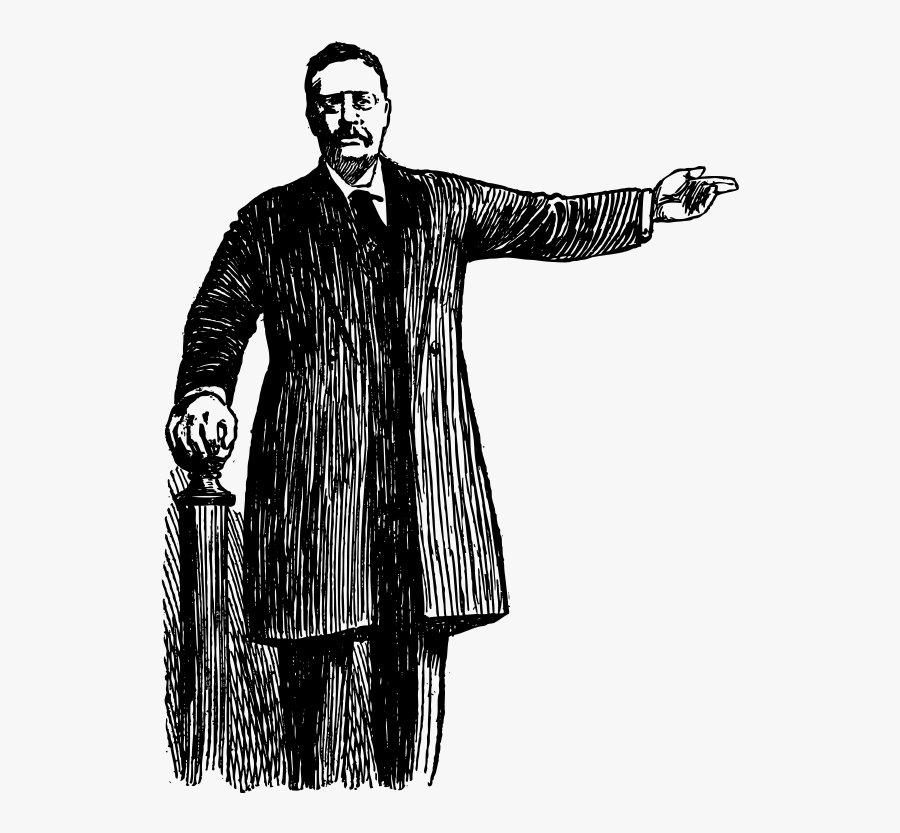 President Clip Art Download - Theodore Roosevelt No Background , Free ...