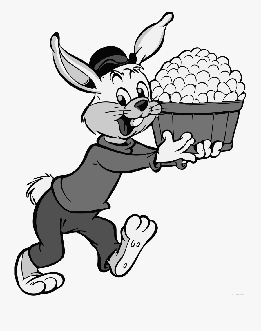 Rabbit High Quality Animal Free Black White Clipart - Rabbit , Free ...