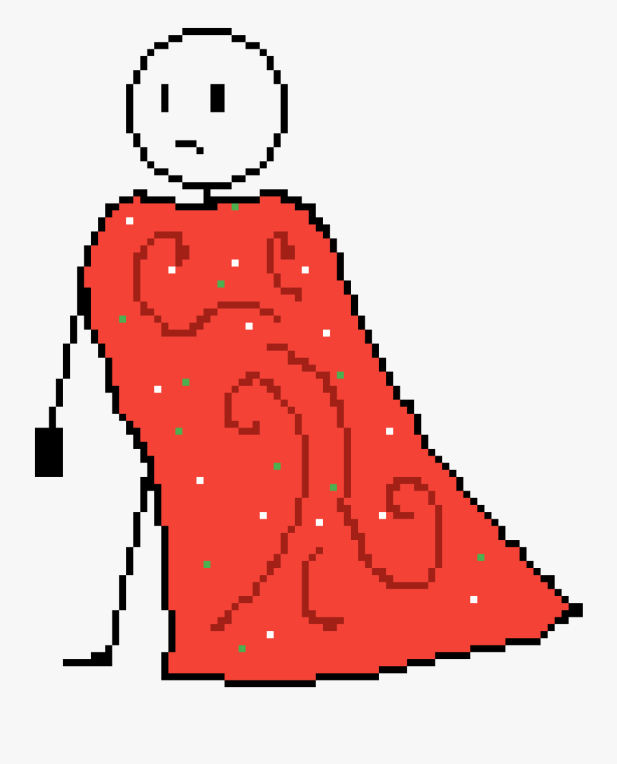 Red White Green Cape - Pixel Art Dumbo Facile , Free Transparent ...