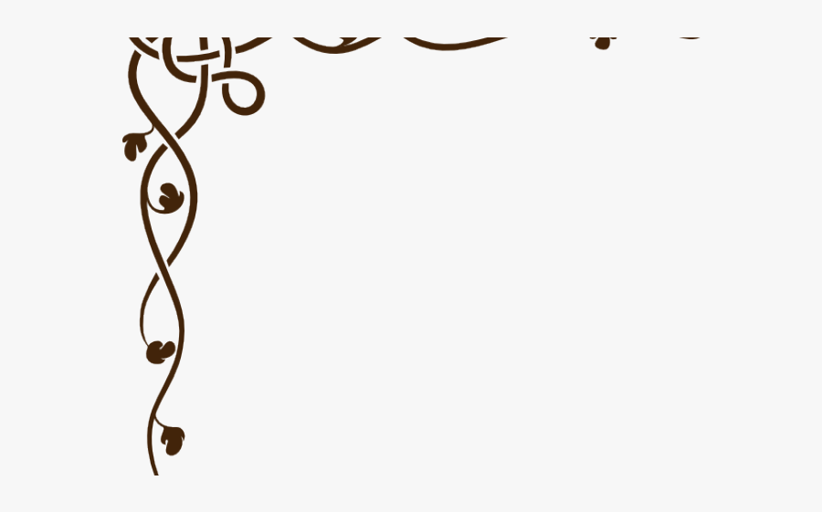 Swirl Clipart Border - Top Left Corner Borders , Free Transparent ...