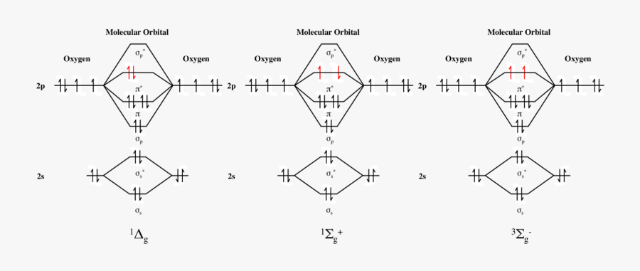 Singlet Oxygen Molecular Orbital Diagram , Free Transparent Clipart ...