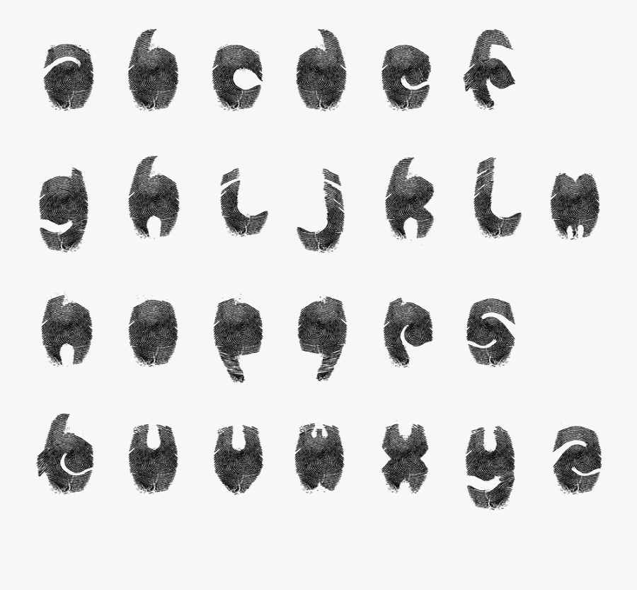 Download Finger Print Font - Fingerprint Font , Free Transparent ...