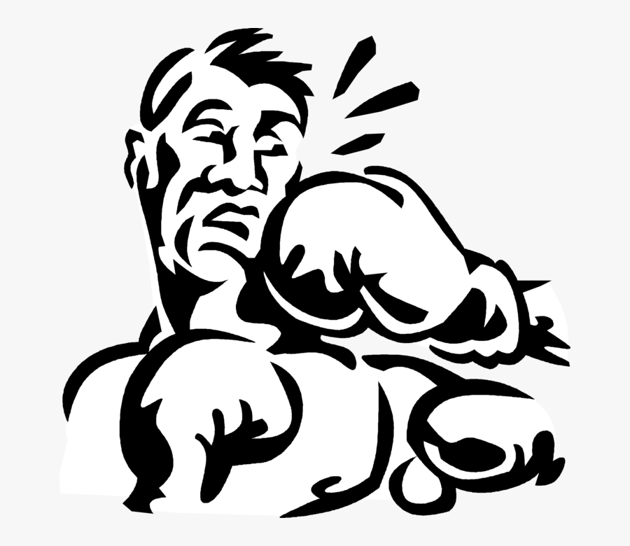 Boxer Receives Knockout Image - Illustration , Free Transparent Clipart ...