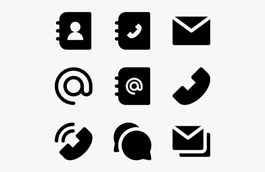 Contact Icons - - Transparent Background Contact Icons , Free ...