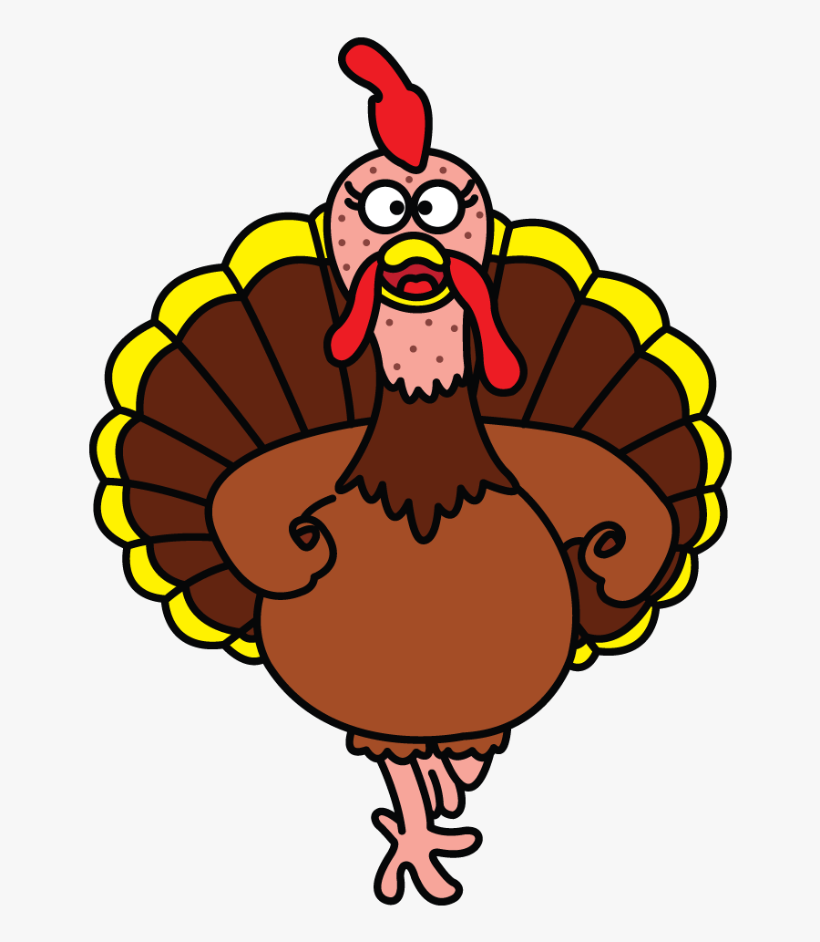 Drawn Turkey Tom - Cartoon , Free Transparent Clipart - ClipartKey