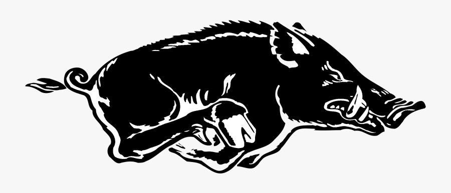 Arkansas Razorback 02 Logo Black And White - Arkansas Razorbacks Logo ...
