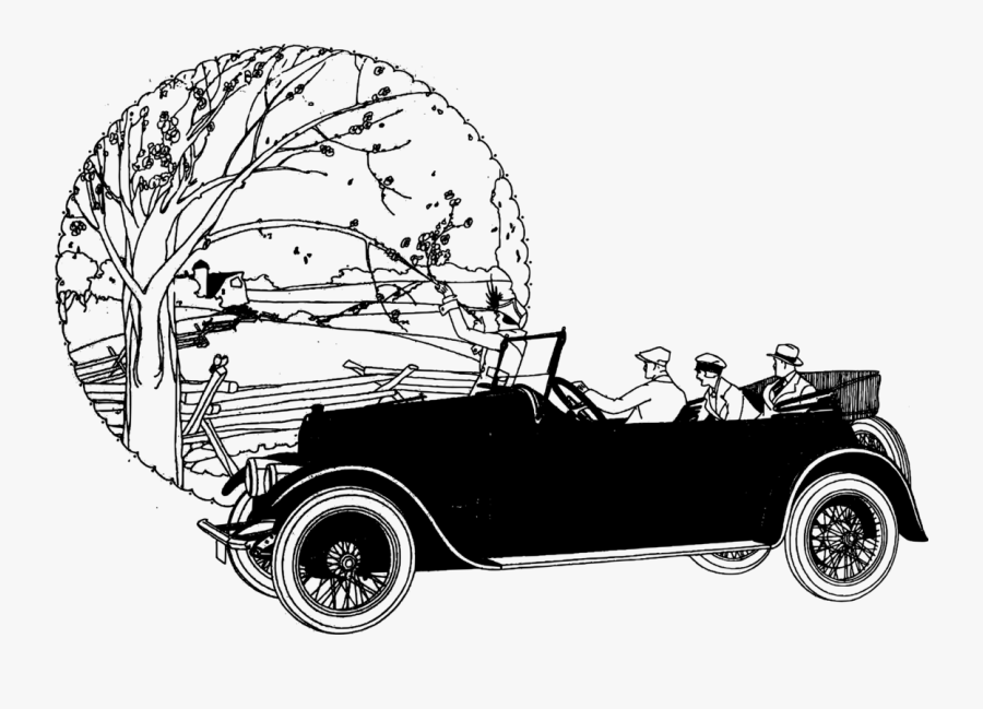 Classic Car,compact Car,antique Car - Classic Car Line Art , Free ...