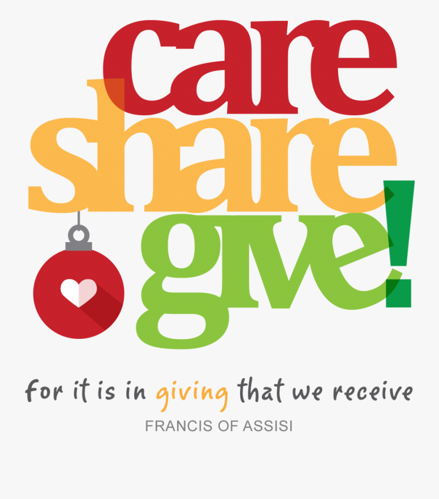 Care Share Give-3 - Graphic Design , Free Transparent Clipart - ClipartKey
